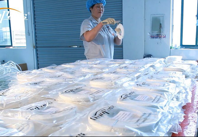 Manlid PTFE Braided Packing Seal with Silicone Core For ISO Tank